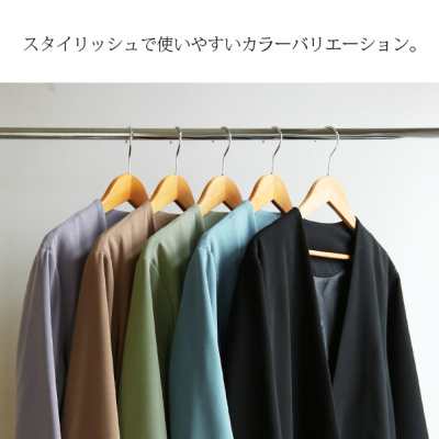 ノーカラージャケット M-L 【メール便対応不可】 レディース and ノーカラージャケット M-L 【メール便対応不可】 レディース and